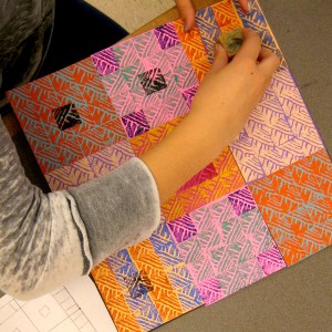 Eraser Print Collage “Quilts” | Ms. Amsler's Artroom