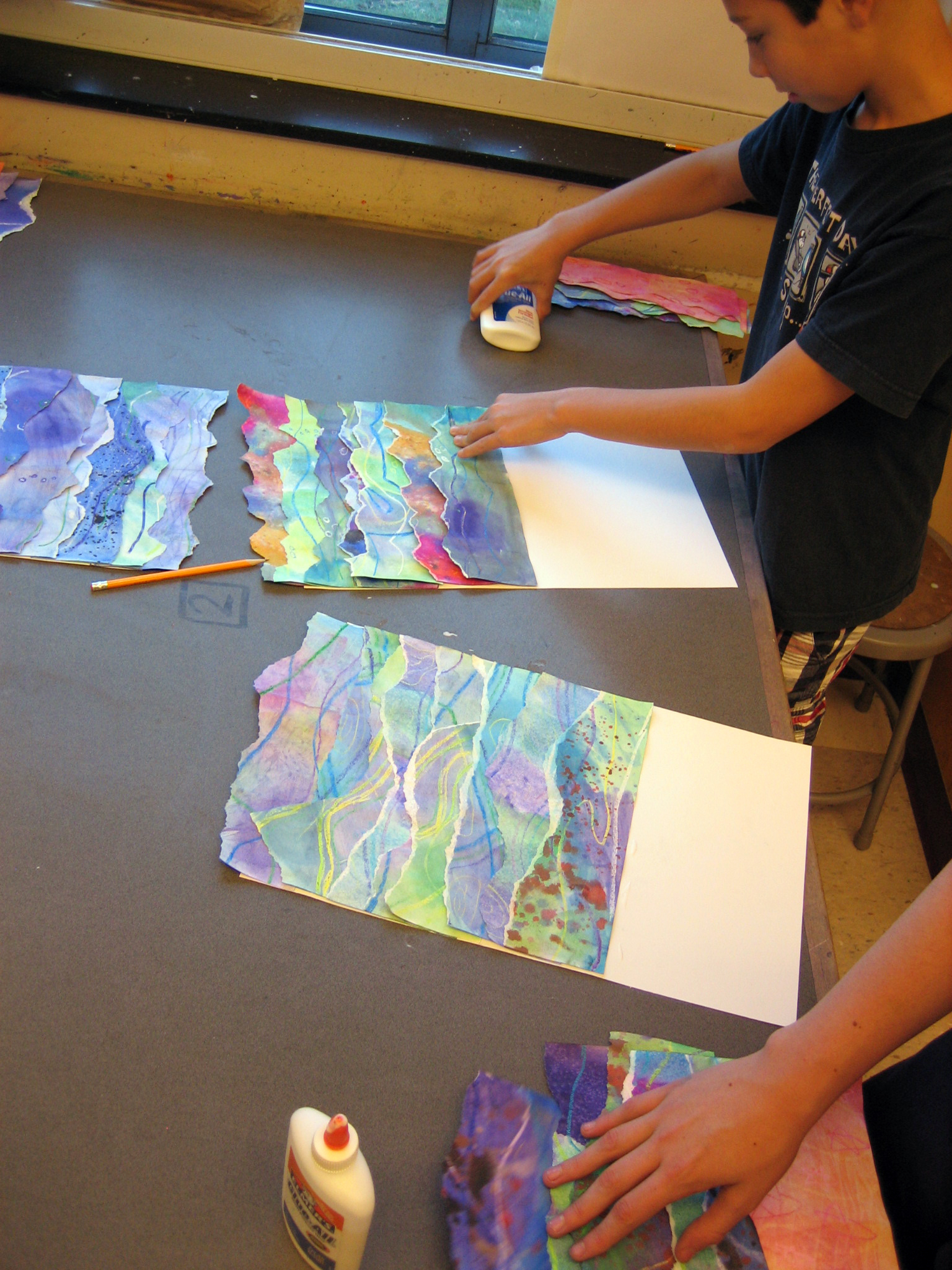 Watercolor Seascape Collages | Ms. Amsler's Artroom