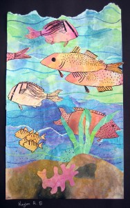 Watercolor Seascape Collages | Ms. Amsler's Artroom