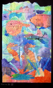 Watercolor Seascape Collages | Ms. Amsler's Artroom