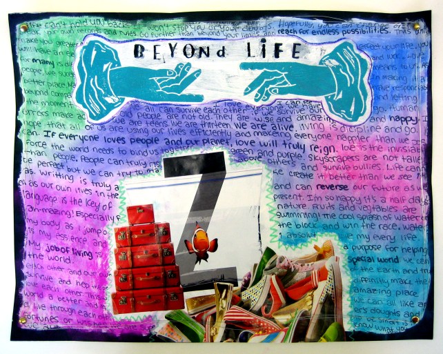 Juxtaposition Mixed Media Collages | Ms. Amsler's Artroom