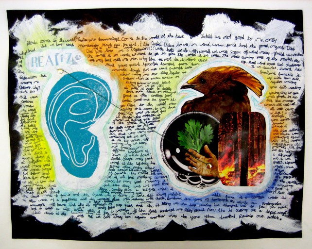 Juxtaposition Mixed Media Collages | Ms. Amsler's Artroom