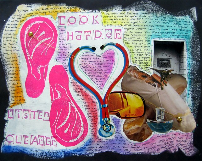 Juxtaposition Mixed Media Collages | Ms. Amsler's Artroom
