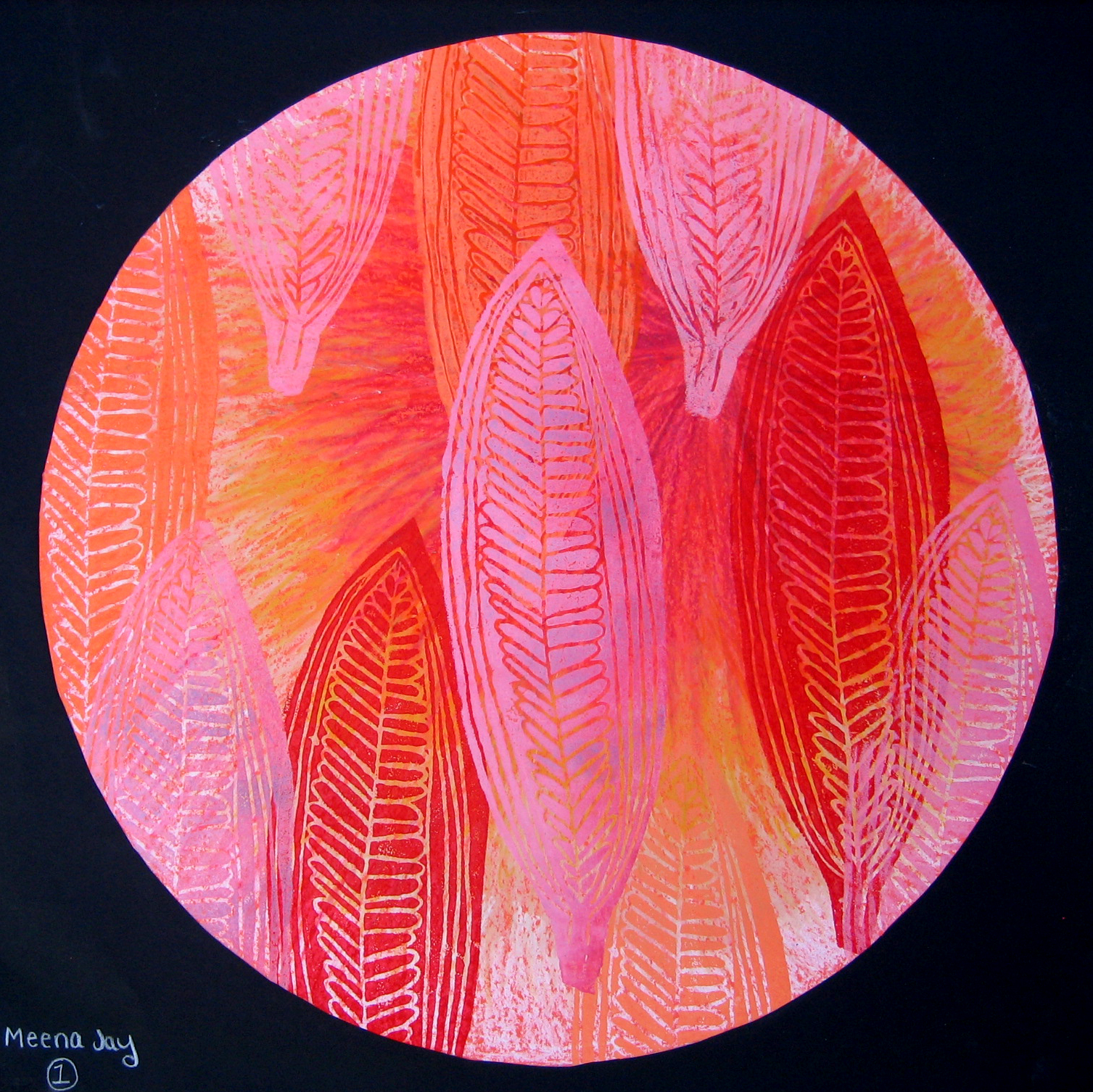 Circular Nature Prints | Ms. Amsler's Artroom