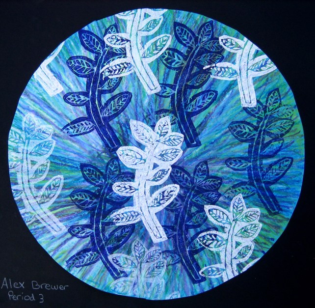 Circular Nature Prints | Ms. Amsler's Artroom