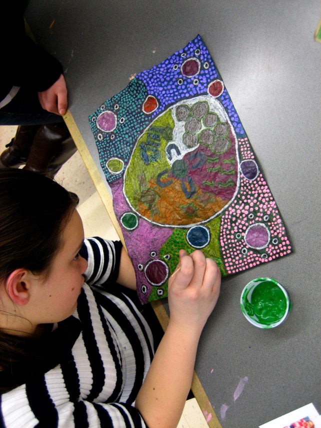 Aboriginal Batik Paintings | Ms. Amsler's Artroom