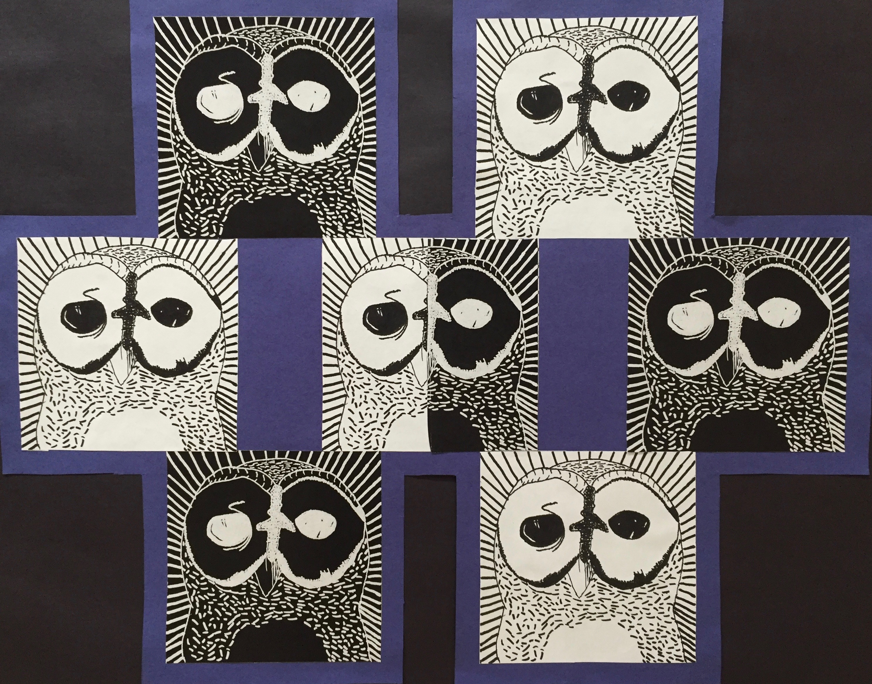 Positive/Negative Tile Collage | Ms. Amsler's Artroom