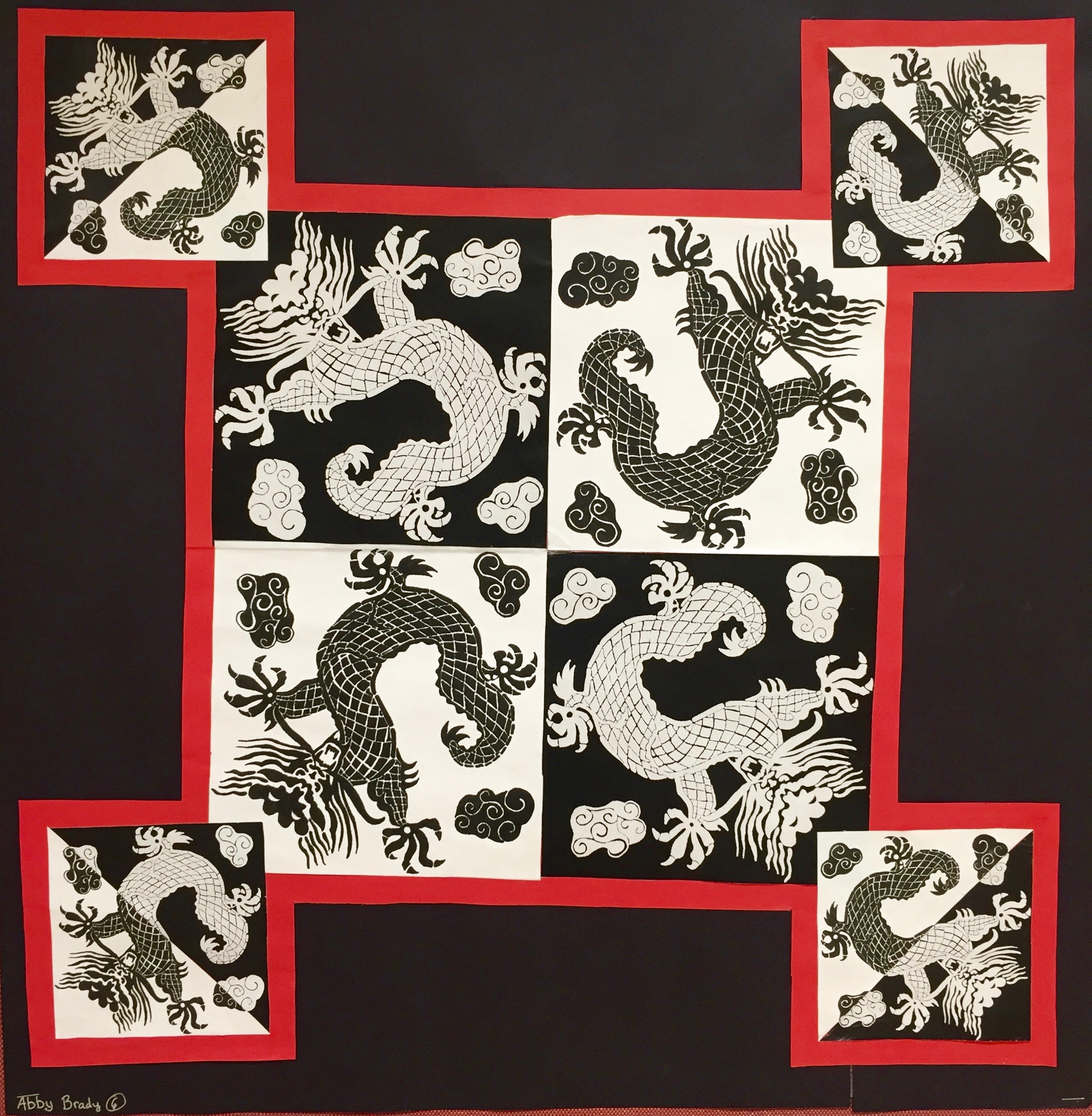 Positive/Negative Tile Collage | Ms. Amsler's Artroom