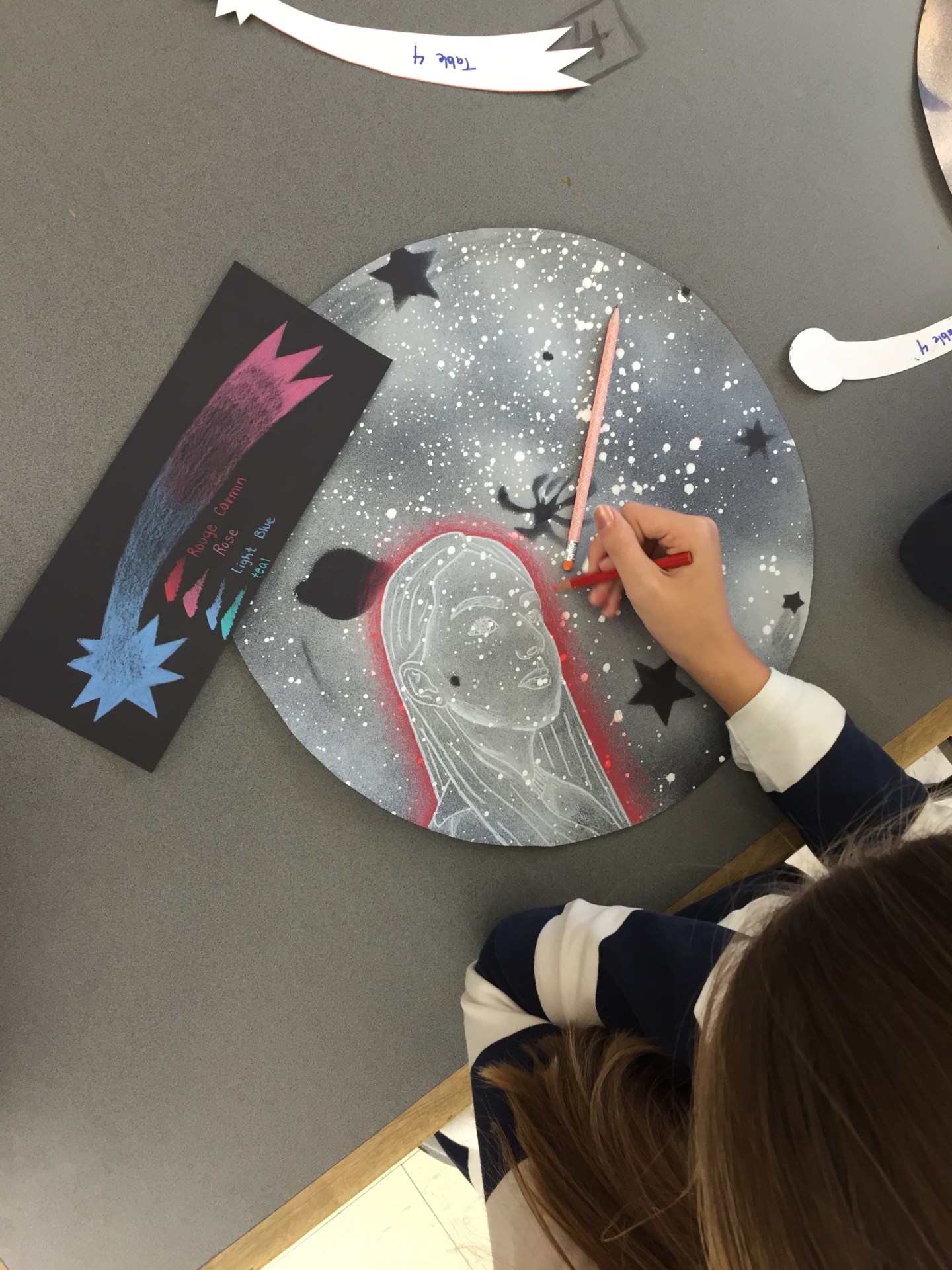 Celestial Self Portraits | Ms. Amsler's Artroom