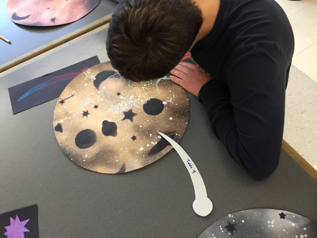Celestial Self Portraits | Ms. Amsler's Artroom