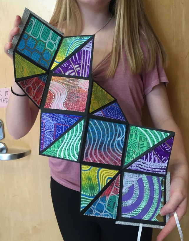 Explosion Books! (Paste Paper Version) | Ms. Amsler's Artroom