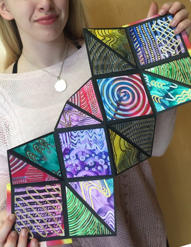 Explosion Books! (Paste Paper Version) | Ms. Amsler's Artroom