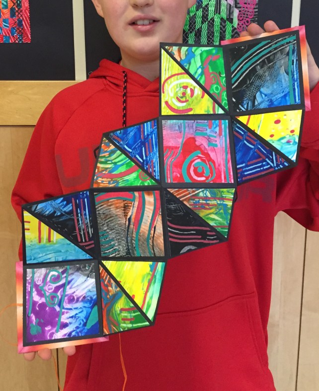 Explosion Books! (Paste Paper Version) | Ms. Amsler's Artroom