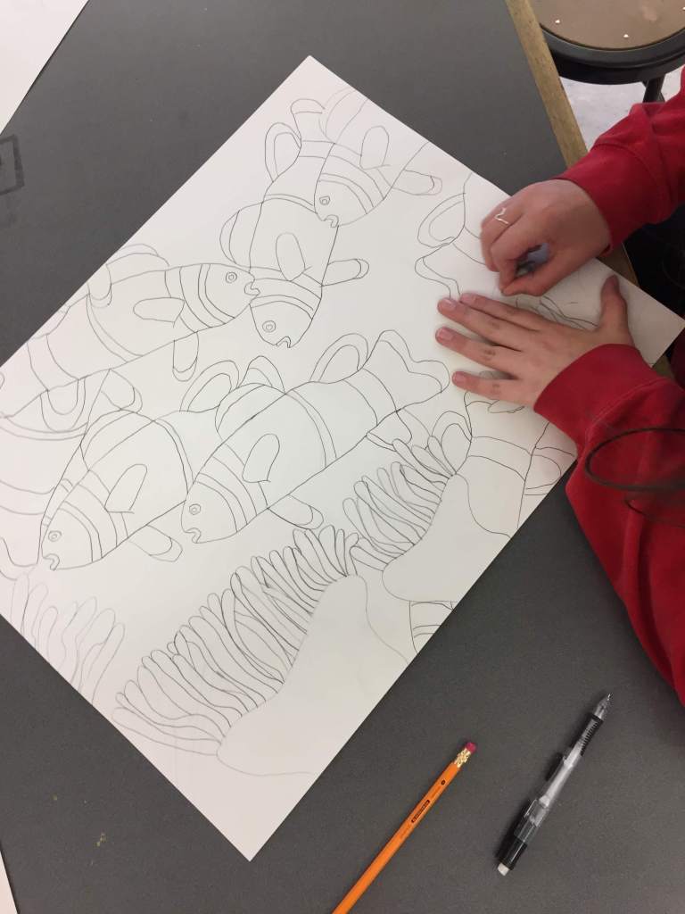 Watercolor and Crayon Resist Fish Paintings | Ms. Amsler's Artroom