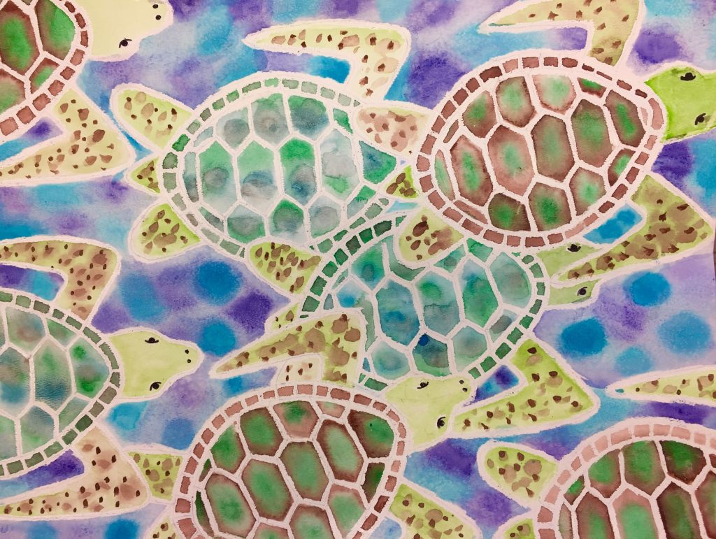 Watercolor and Crayon Resist Fish Paintings | Ms. Amsler's Artroom