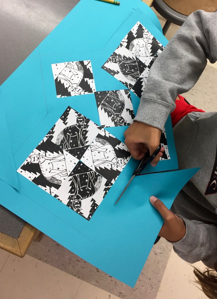 Positive/Negative Tile Collage | Ms. Amsler's Artroom