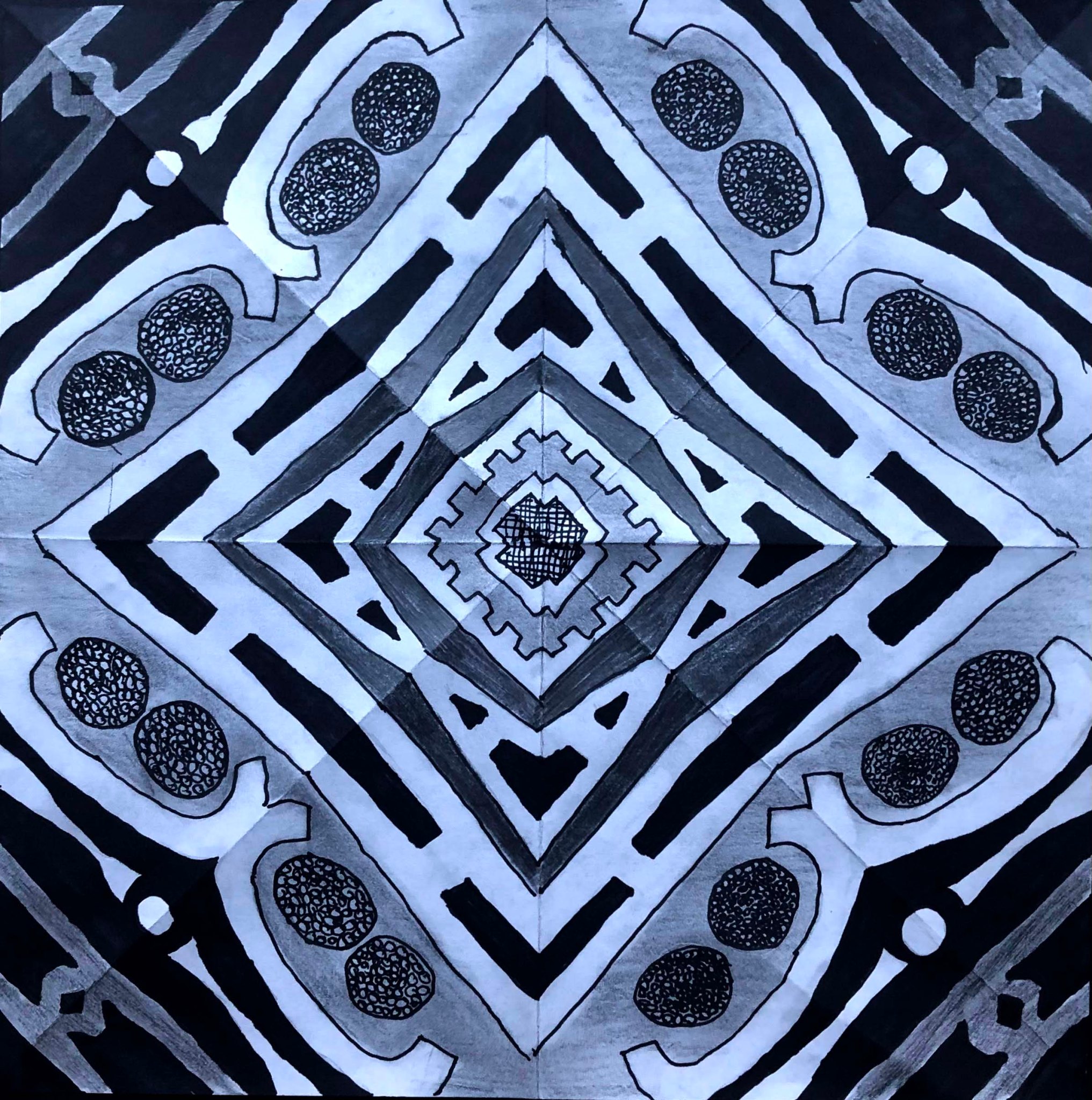 Radial Symmetry Name Designs | Ms. Amsler's Artroom