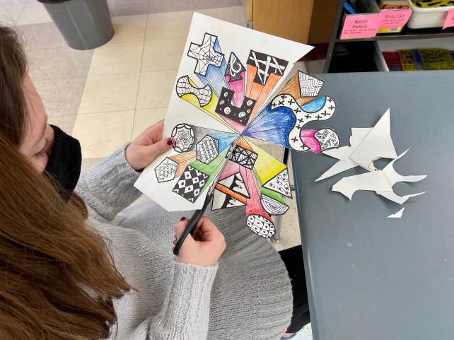 One Point Perspective Optical Illusion Drawings | Ms. Amsler's Artroom