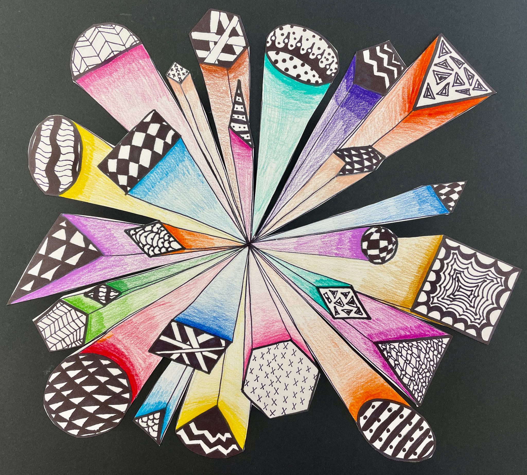 One Point Perspective Optical Illusion Drawings | Ms. Amsler's Artroom