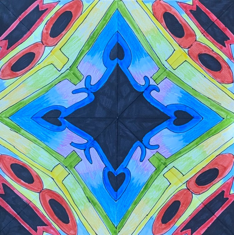 Radial Symmetry Name Designs | Ms. Amsler's Artroom