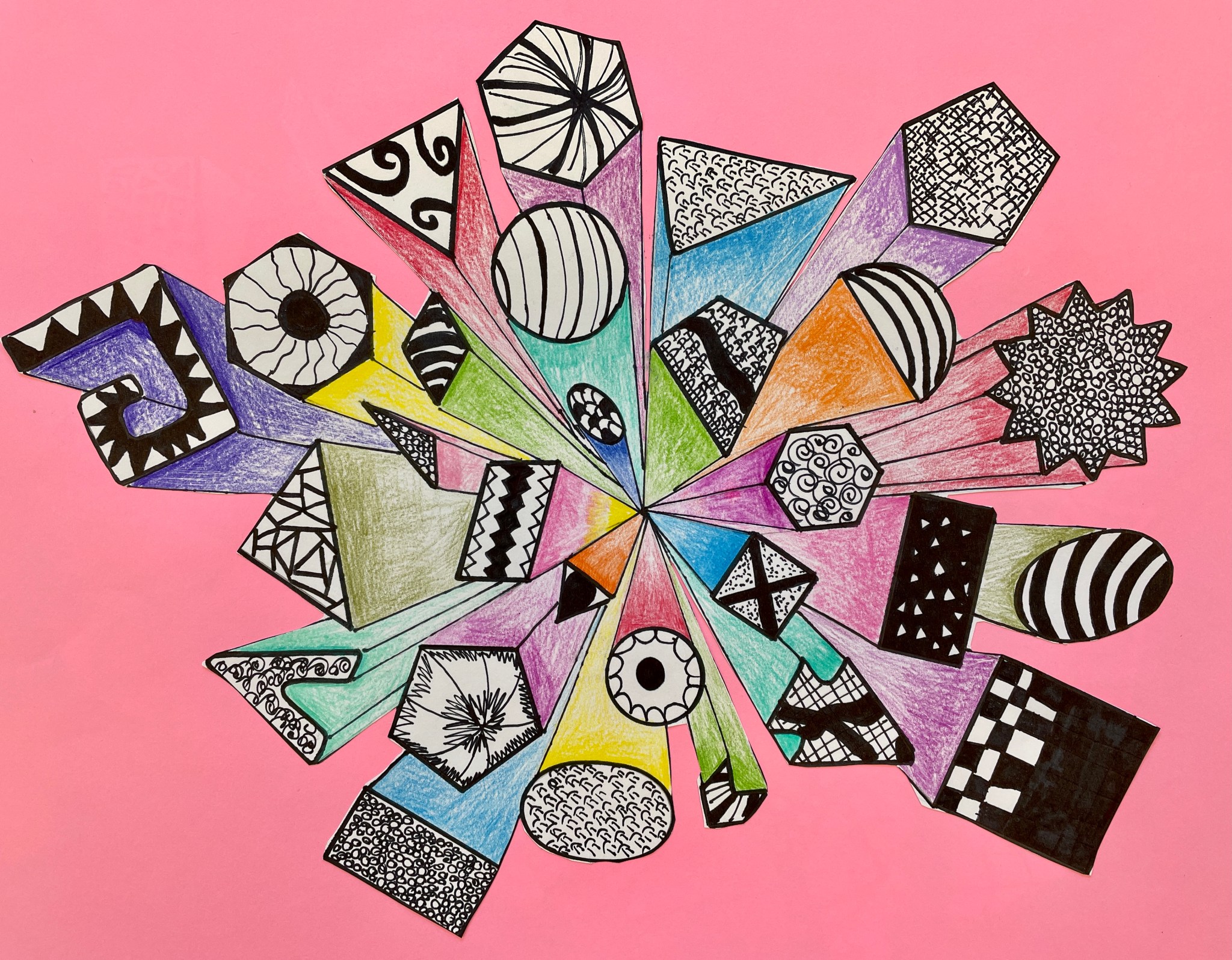 One Point Perspective Optical Illusion Drawings | Ms. Amsler's Artroom