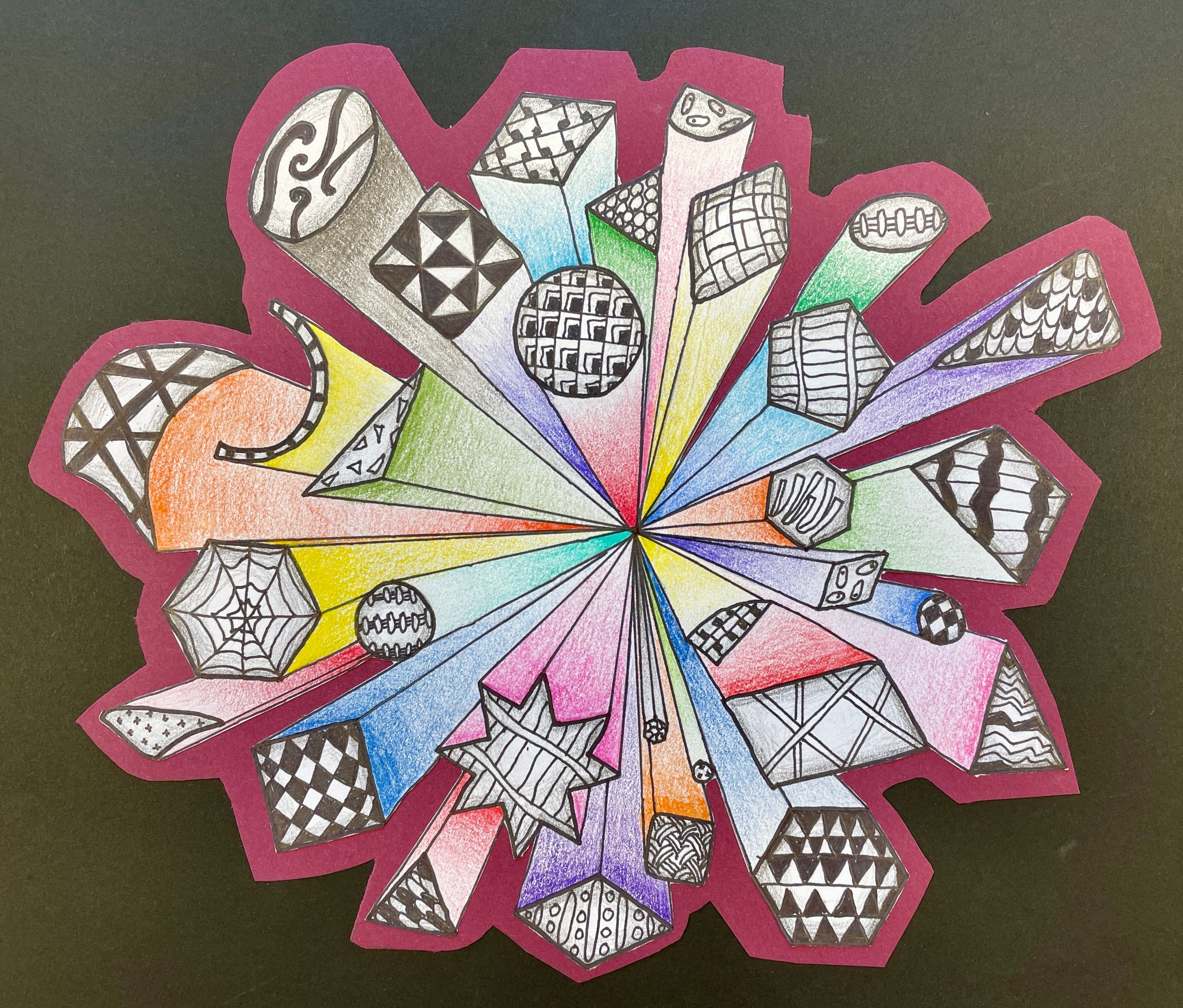 One Point Perspective Optical Illusion Drawings | Ms. Amsler's Artroom