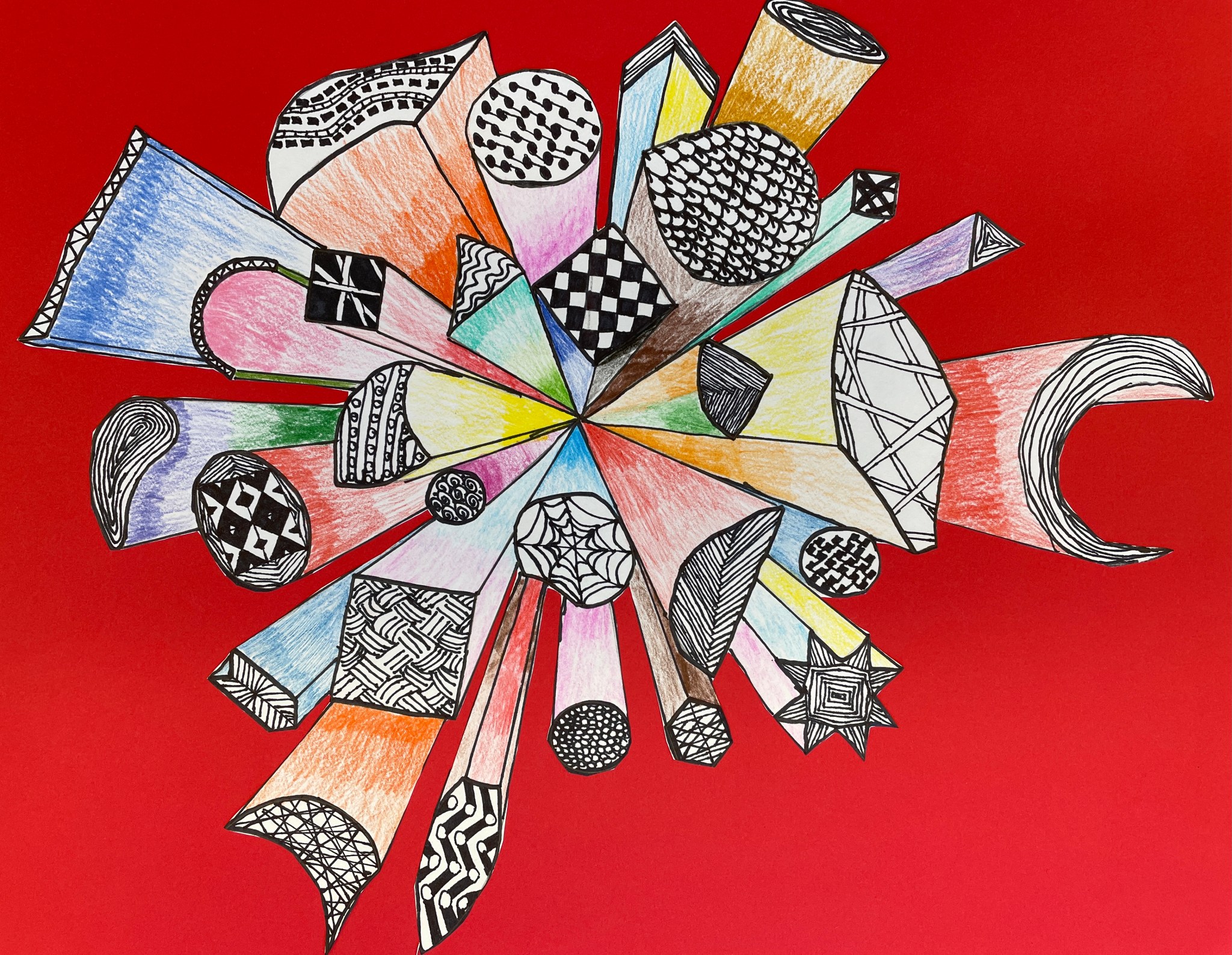 One Point Perspective Optical Illusion Drawings | Ms. Amsler's Artroom