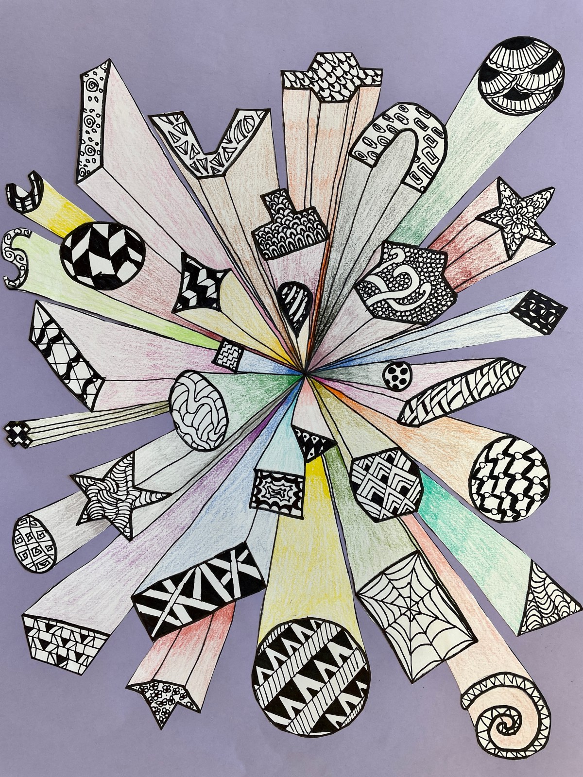 One Point Perspective Optical Illusion Drawings | Ms. Amsler's Artroom