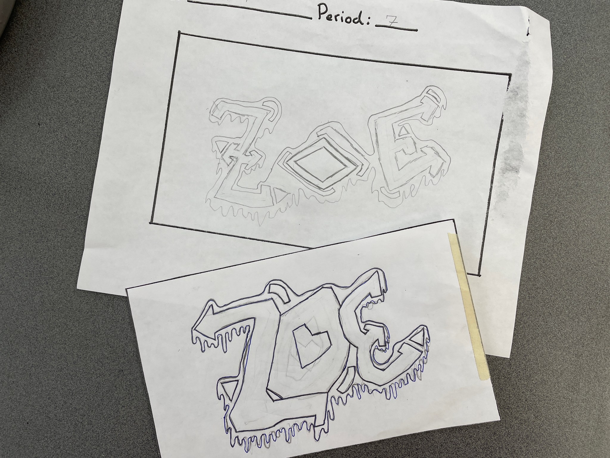 Graffiti Fence Name Designs | Ms. Amsler's Artroom