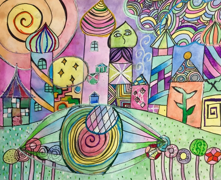 Hundertwasser “Choose Your Own Adventure” Landscapes! | Ms. Amsler's ...