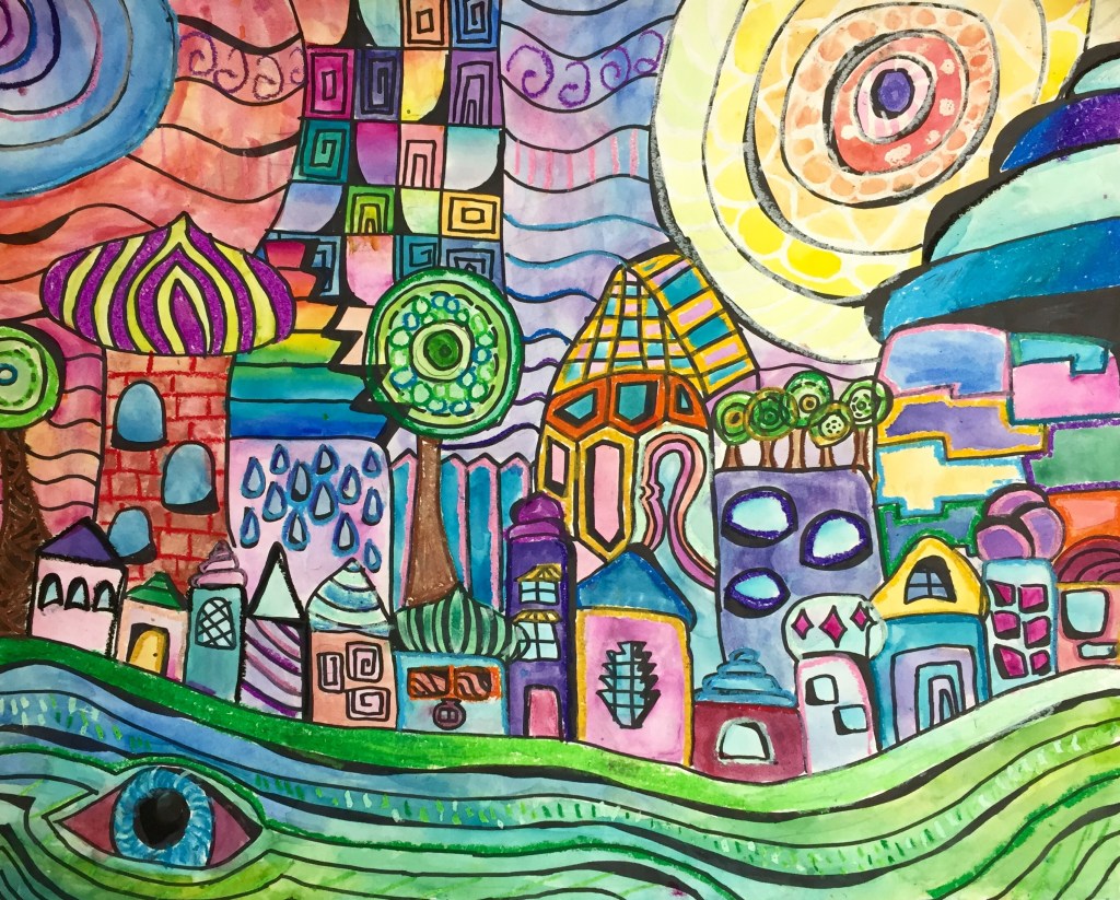 Hundertwasser “Choose Your Own Adventure” Landscapes! | Ms. Amsler's ...