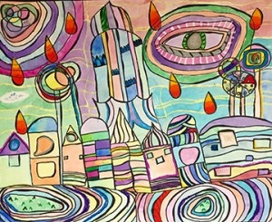 Hundertwasser “Choose Your Own Adventure” Landscapes! | Ms. Amsler's ...