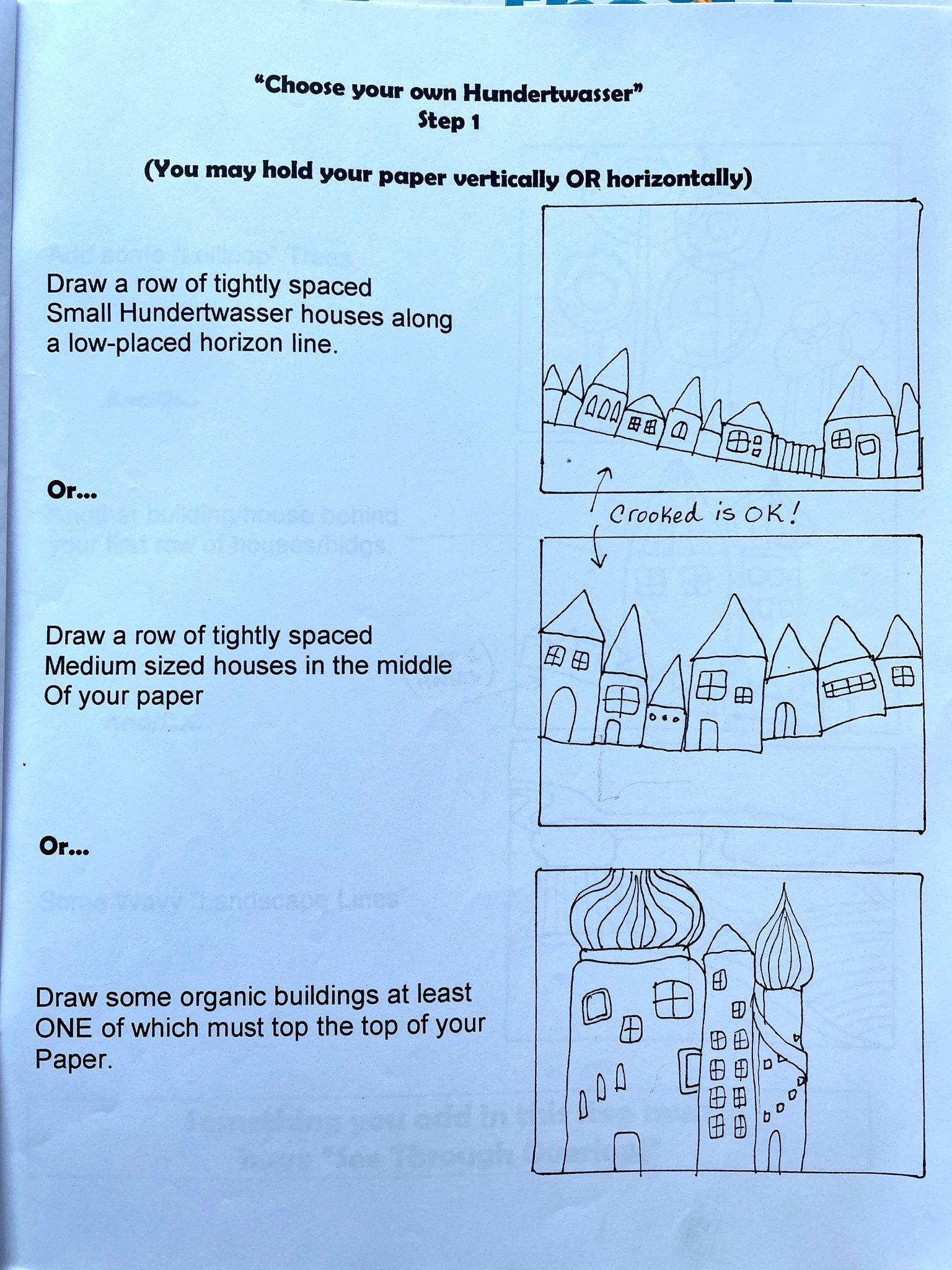 Hundertwasser “Choose Your Own Adventure” Landscapes! | Ms. Amsler's ...