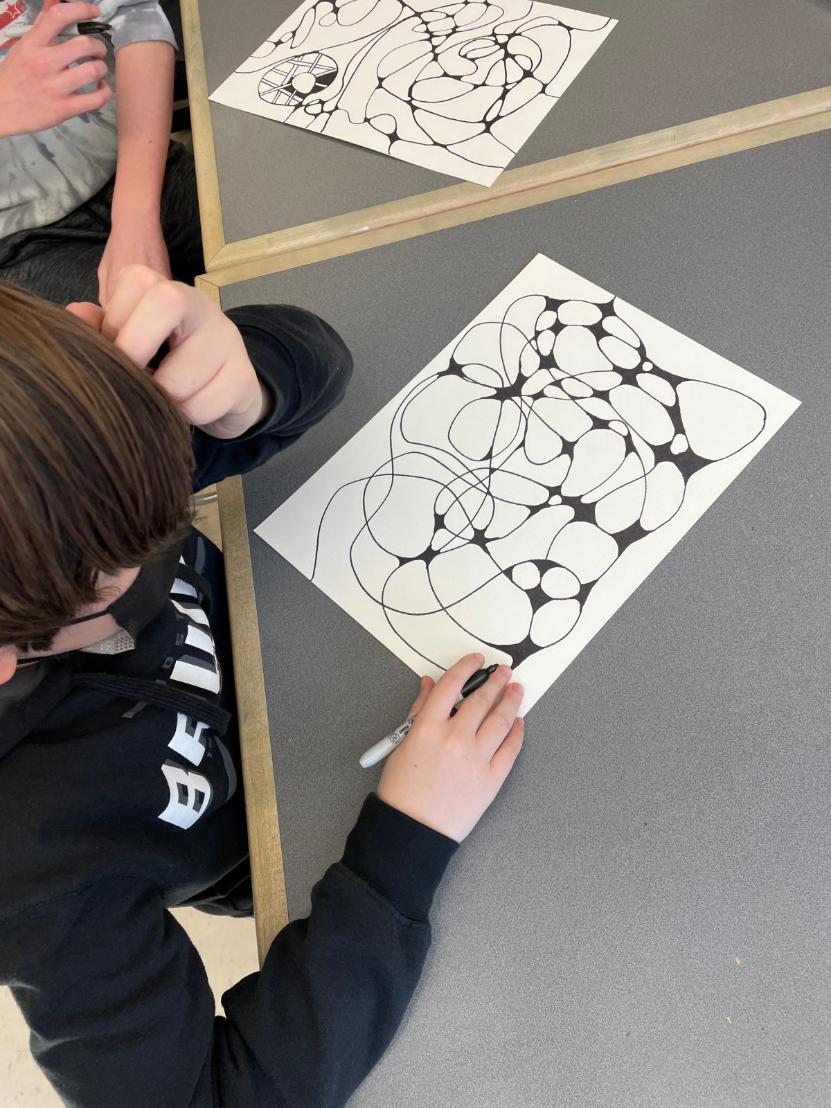 Neurographic Art…Embellished! | Ms. Amsler's Artroom