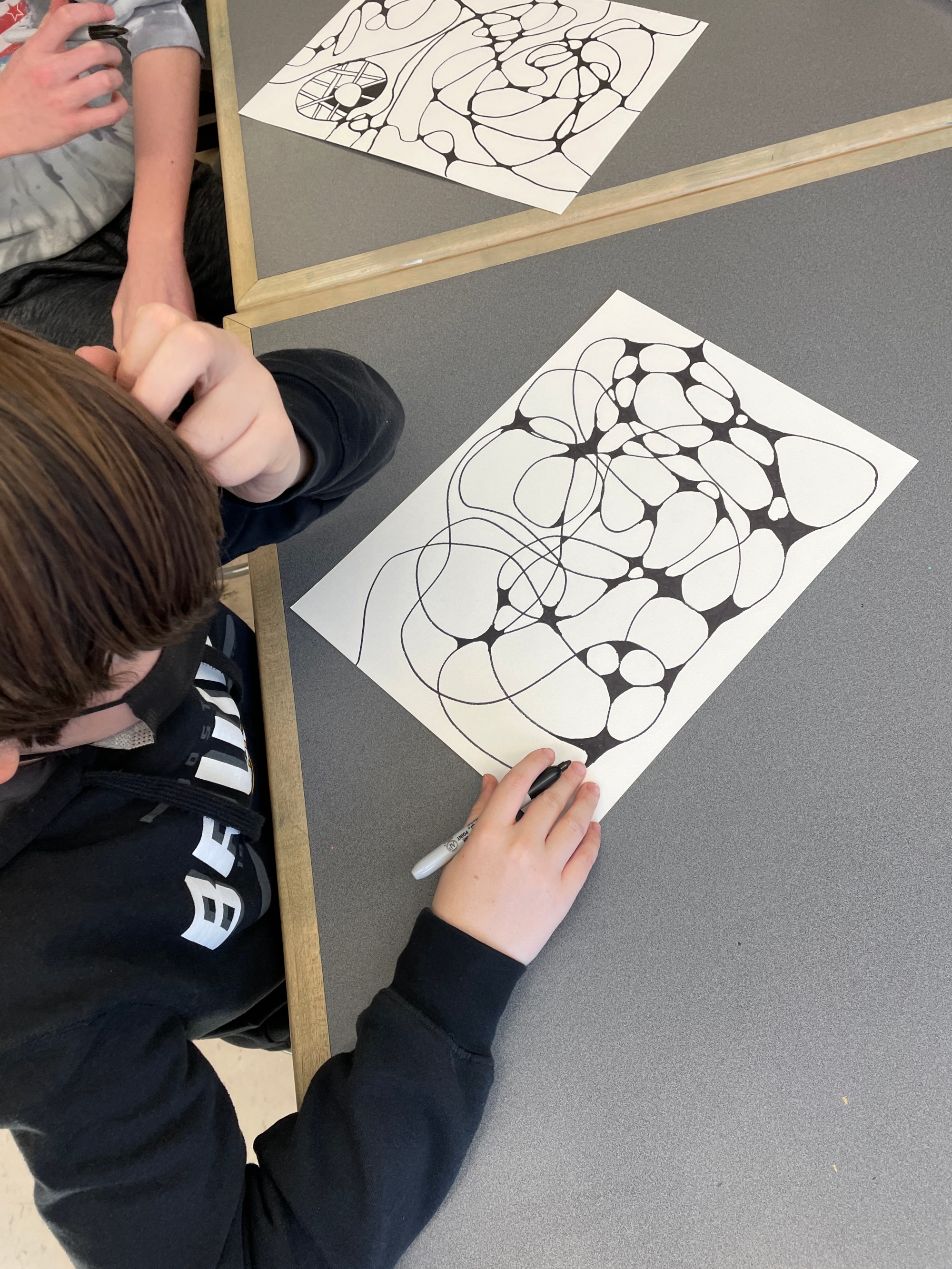 Neurographic Art…Embellished! | Ms. Amsler's Artroom