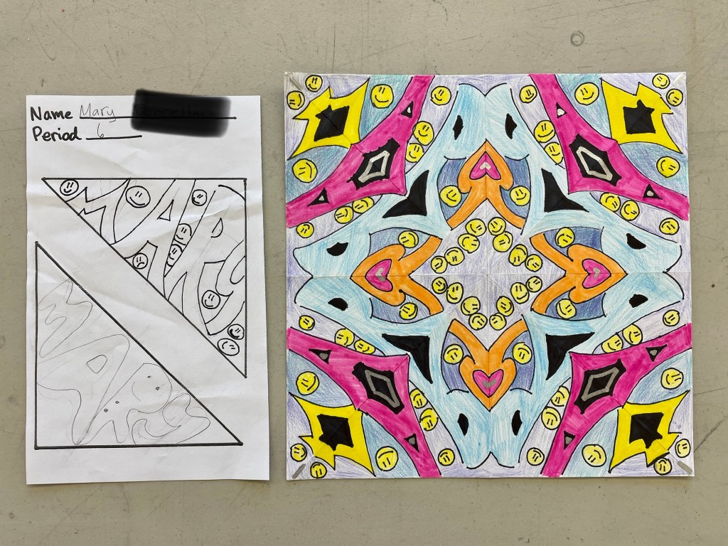 Radial Symmetry Name Designs | Ms. Amsler's Artroom