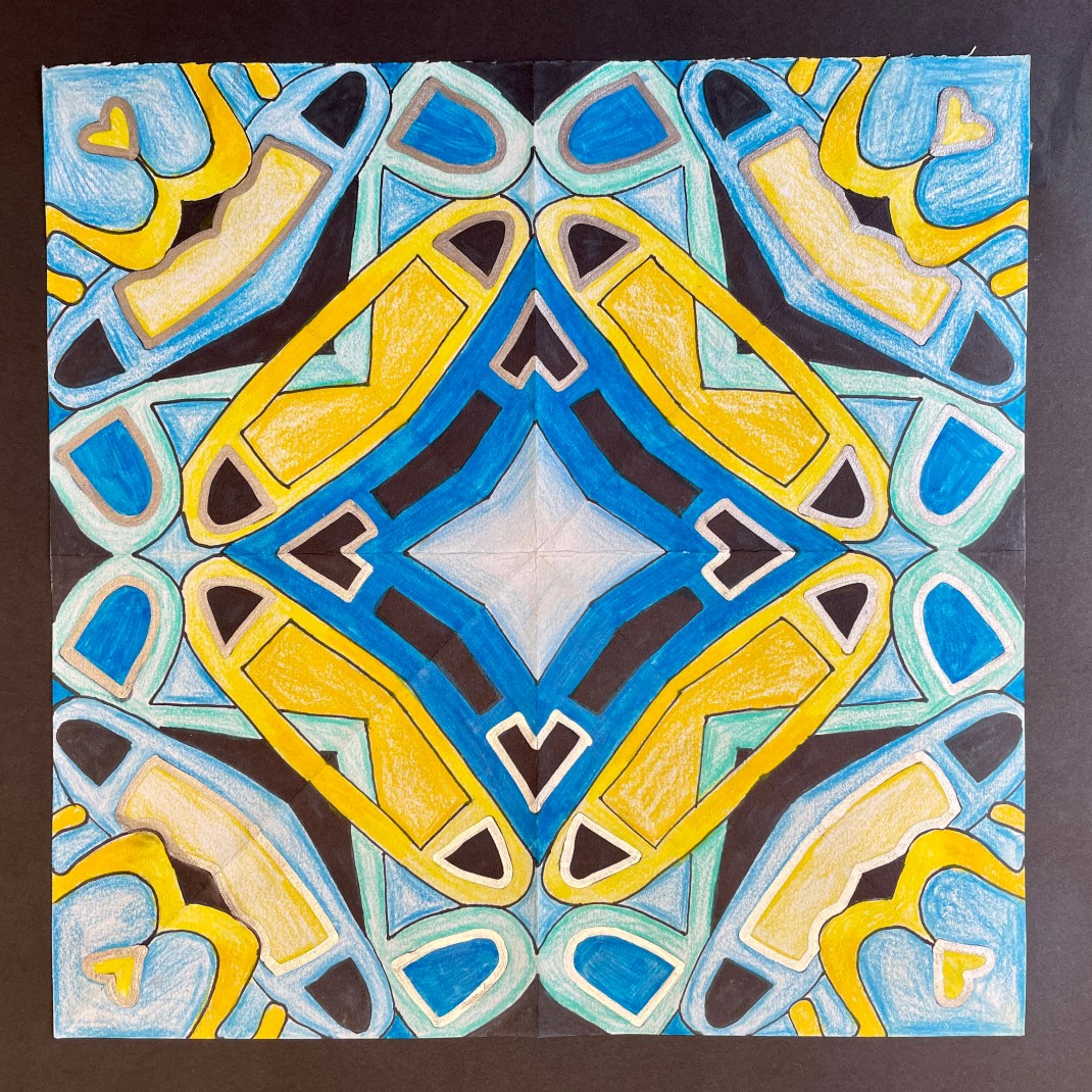 Radial Symmetry Name Designs | Ms. Amsler's Artroom