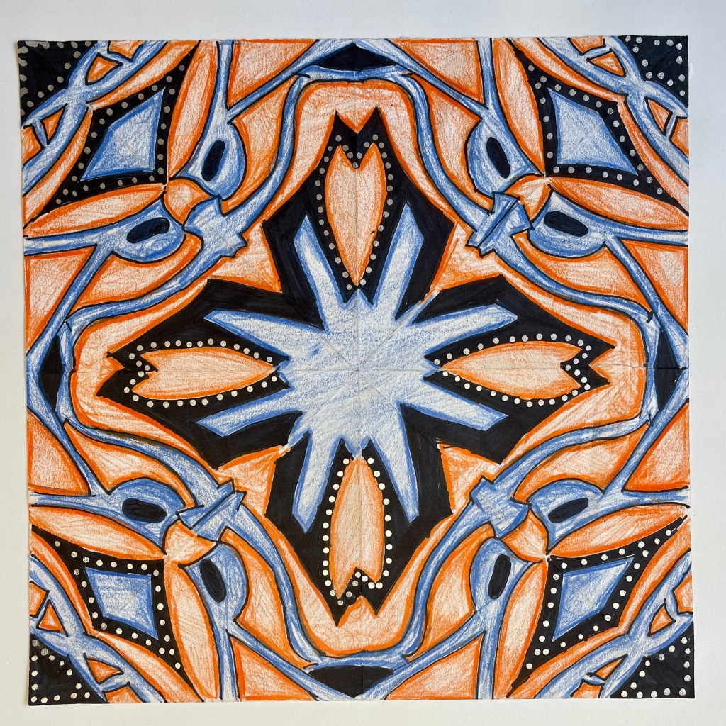 Radial Symmetry Name Designs | Ms. Amsler's Artroom