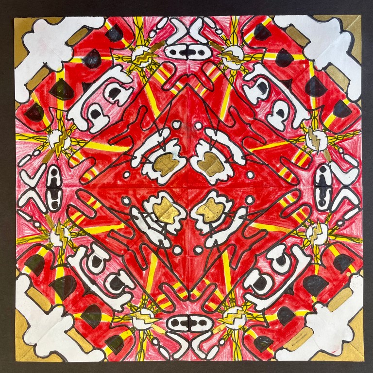Radial Symmetry Name Designs | Ms. Amsler's Artroom