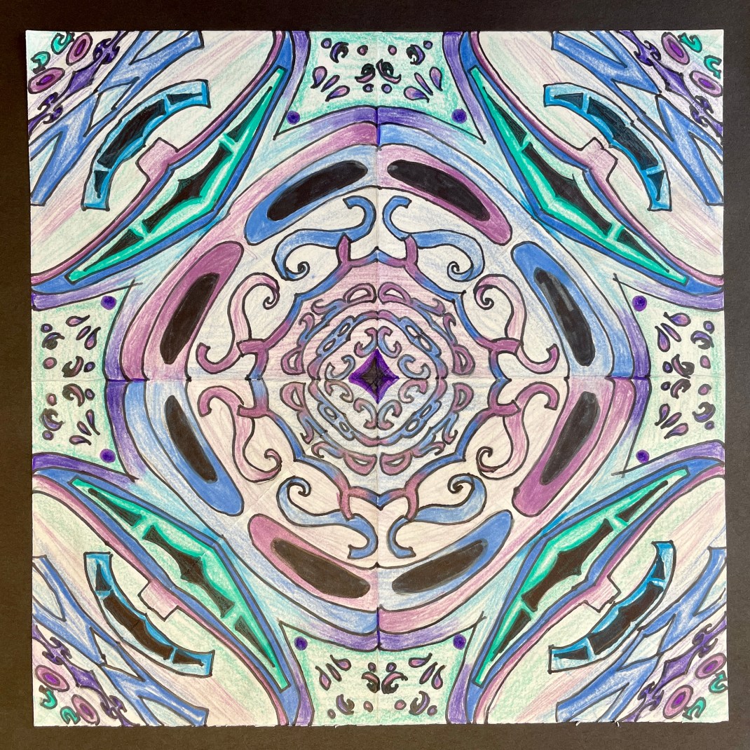 Radial Symmetry Name Designs | Ms. Amsler's Artroom