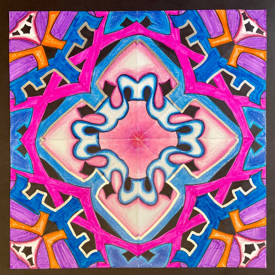 Radial Symmetry Name Designs | Ms. Amsler's Artroom