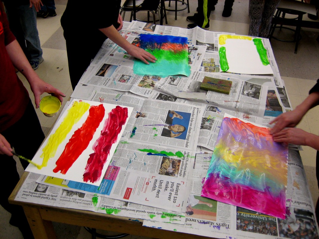 Paste Paper Masterpieces! | Ms. Amsler's Artroom