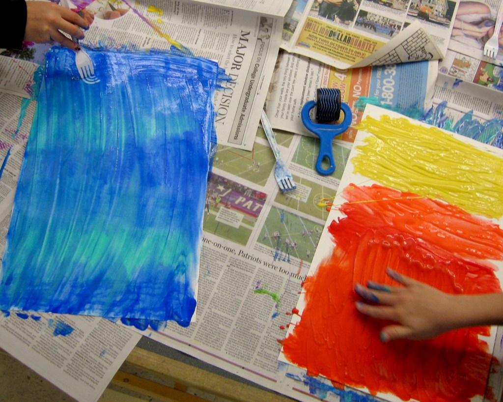 Paste Paper Masterpieces! | Ms. Amsler's Artroom