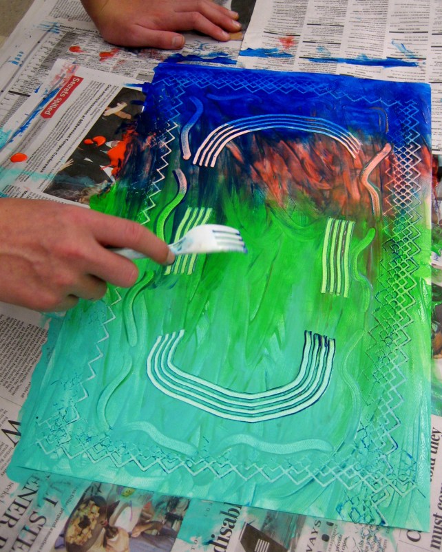 Paste Paper Masterpieces! | Ms. Amsler's Artroom