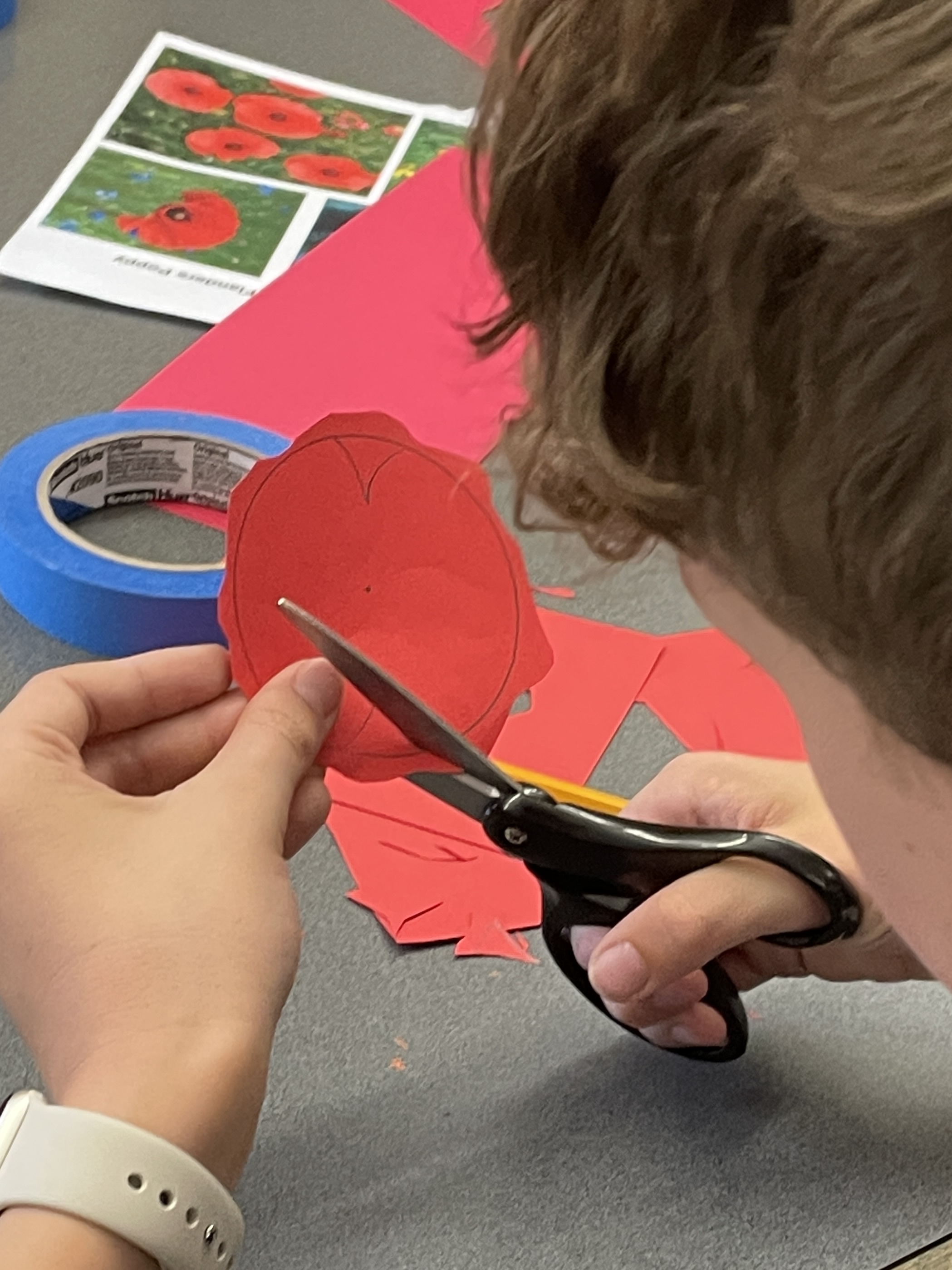 Veteran’s Day Poppies | Ms. Amsler's Artroom