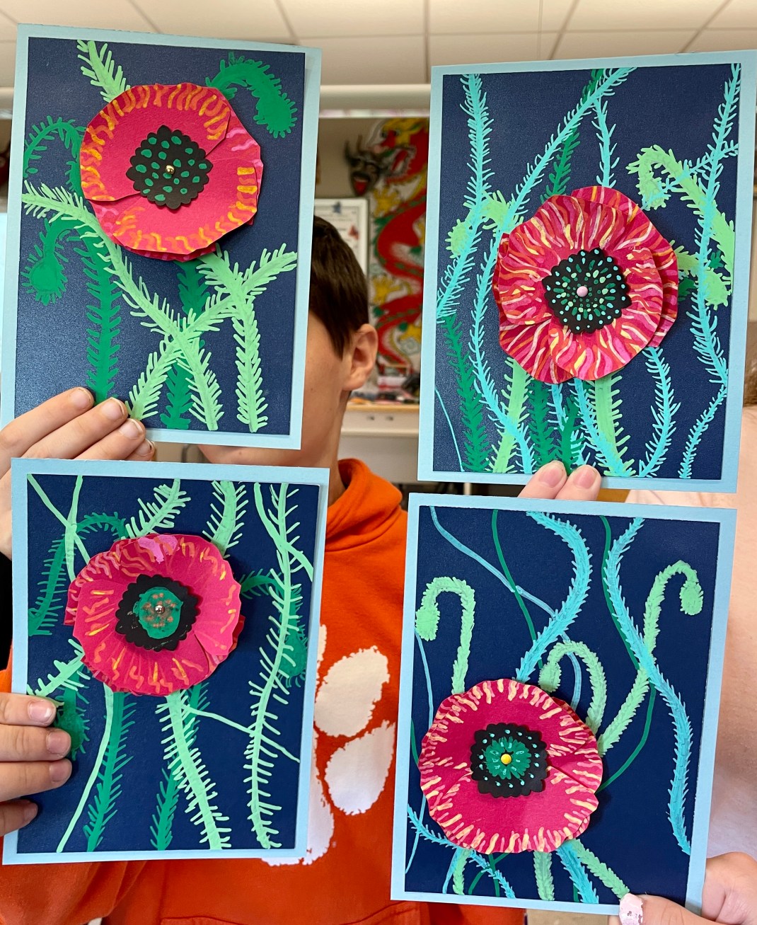 Veteran’s Day Poppies | Ms. Amsler's Artroom
