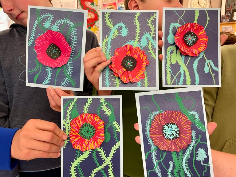 Veteran’s Day Poppies | Ms. Amsler's Artroom