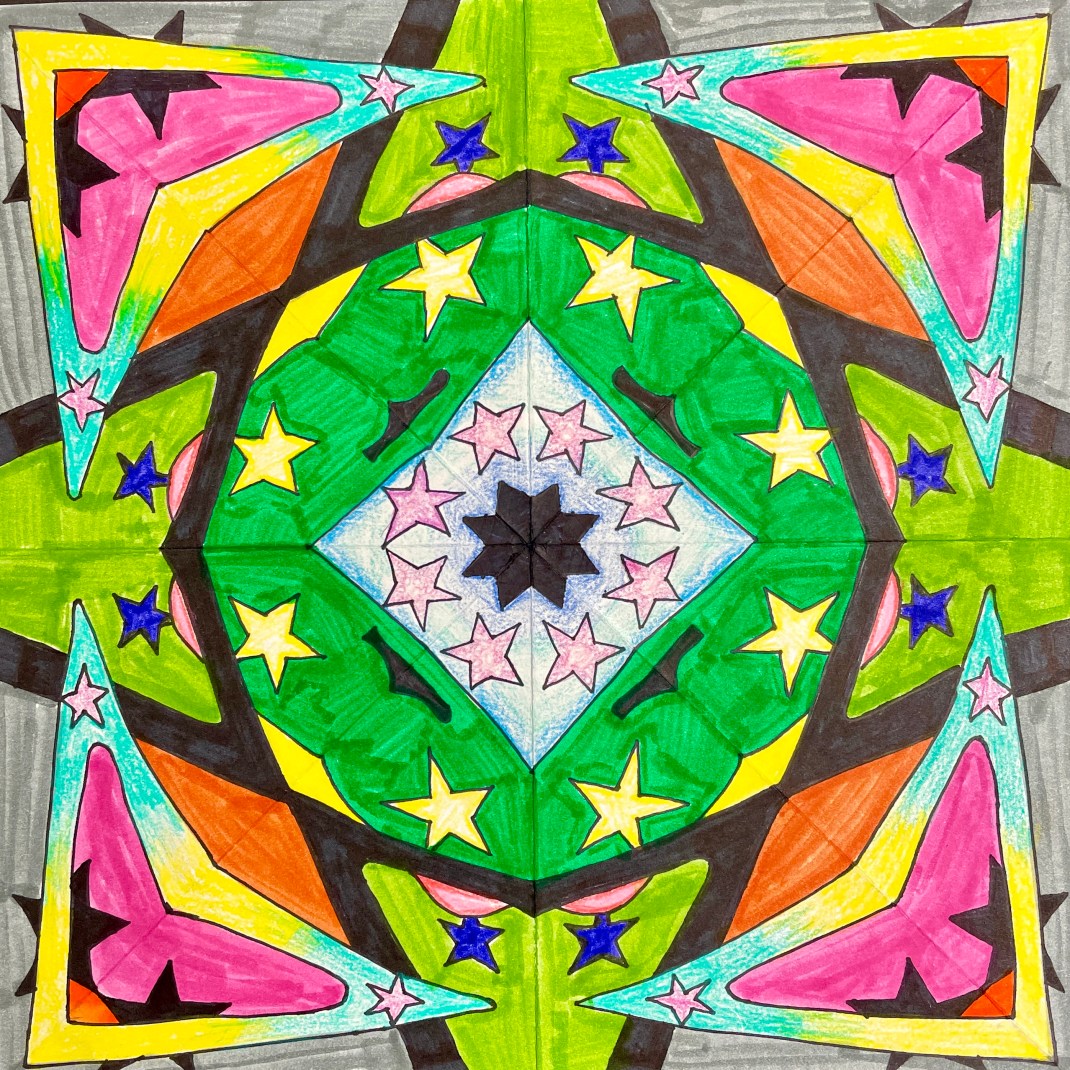 Radial Symmetry Name Designs | Ms. Amsler's Artroom