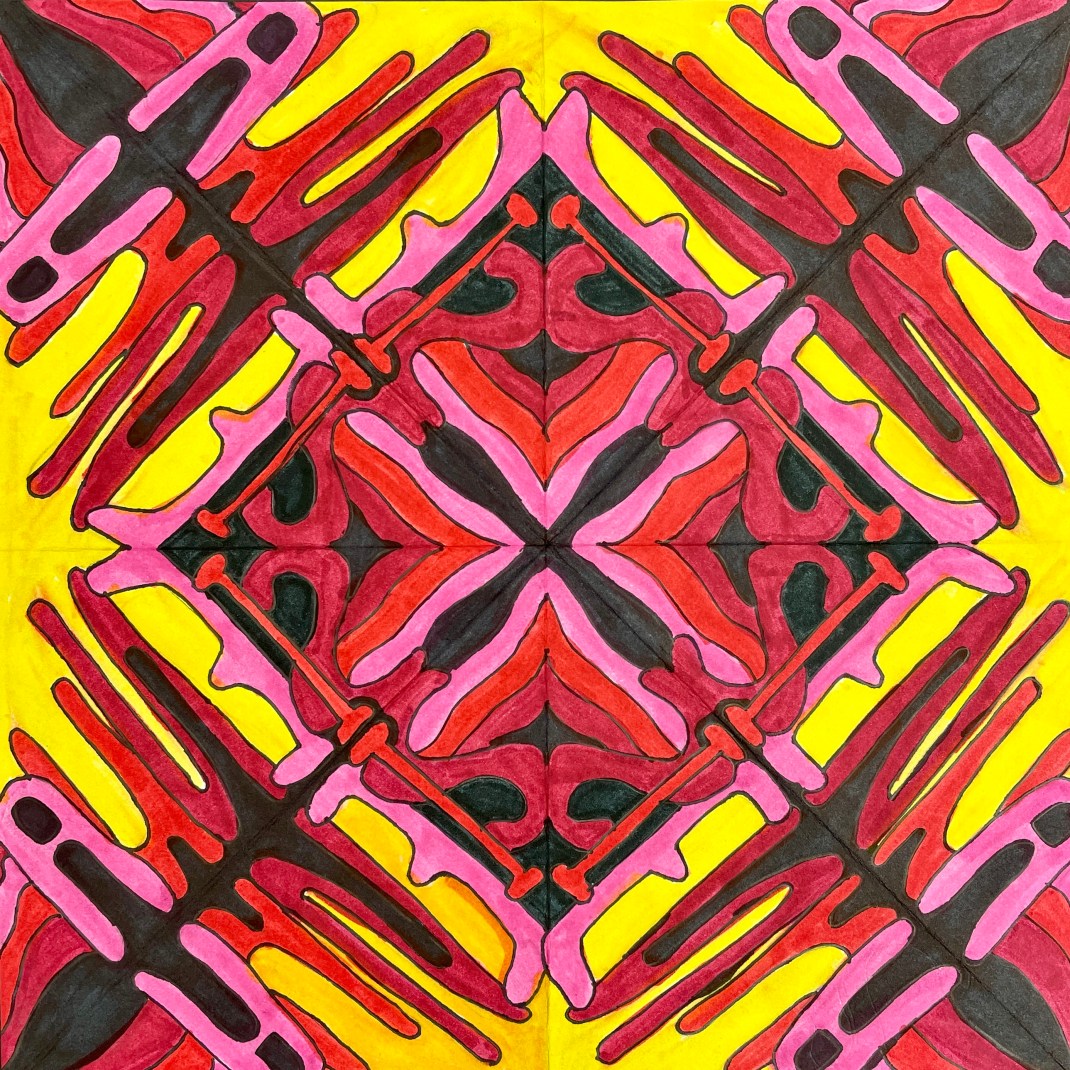 Radial Symmetry Name Designs | Ms. Amsler's Artroom