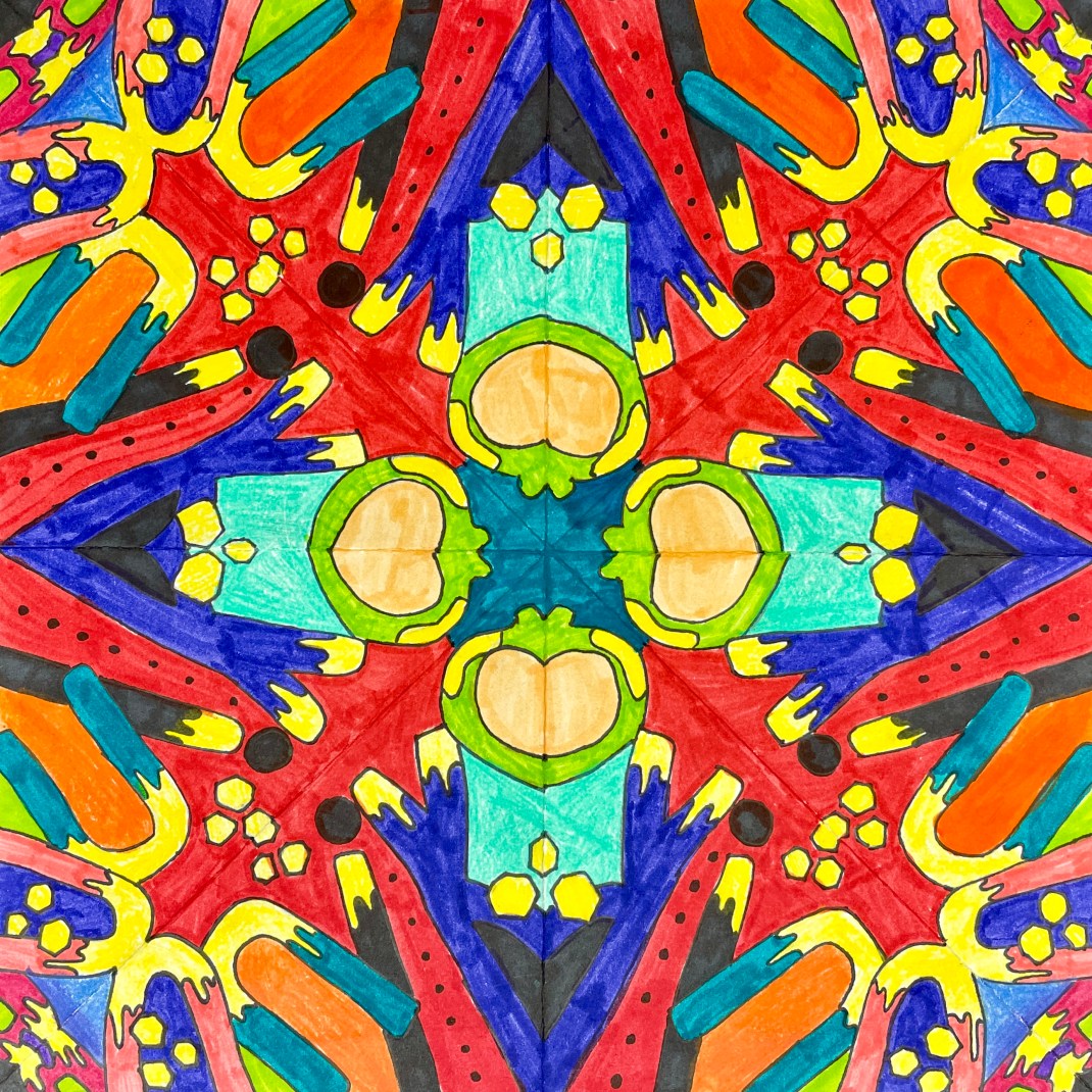 Radial Symmetry Name Designs | Ms. Amsler's Artroom